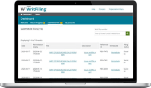WritFiling – Fast and Secure Electronic Writ Filing